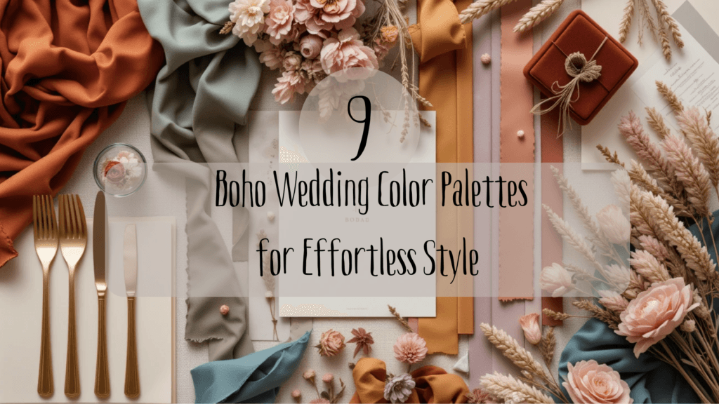 9 Boho Wedding Color Palettes for Effortless Style - Bellencia