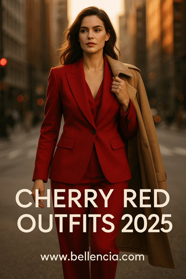 7 Cherry Red Outfits That Are Taking Over Pinterest in 2025 - Bellencia