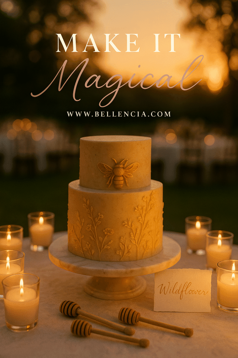 Bee & Floral Wedding Cakes That Wow – Bellencia