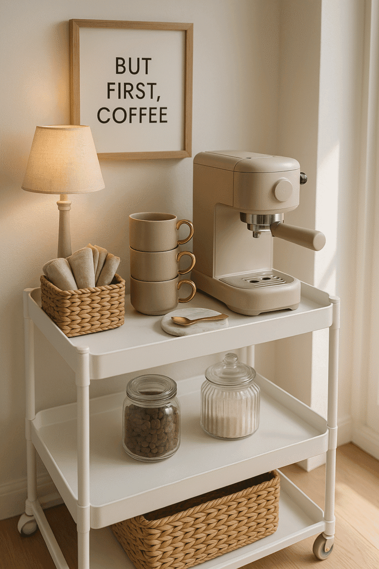 How to Style a Luxury-Looking Coffee Bar on a Budget - Bellencia