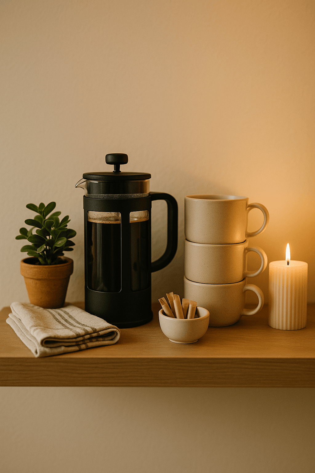 How to Style a Luxury-Looking Coffee Bar on a Budget - Bellencia